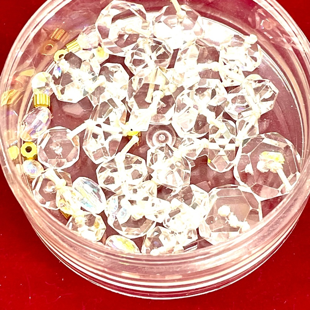 Crystal Quartz Beads From Old Necklace - Gem